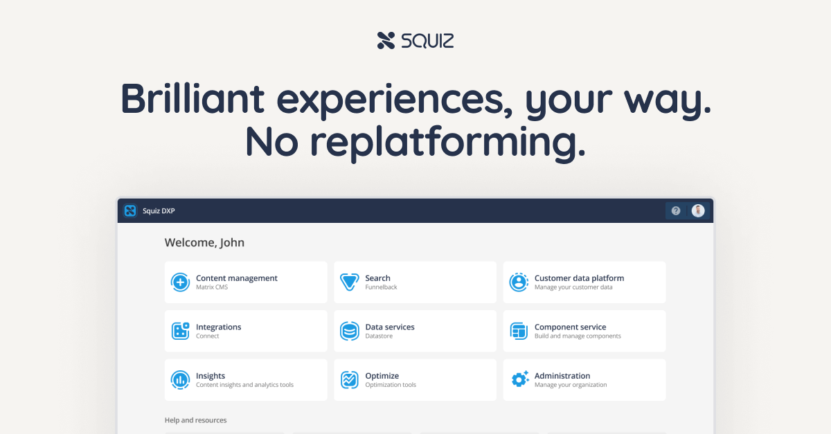 Squiz - the Digital Experience Platform (DXP)